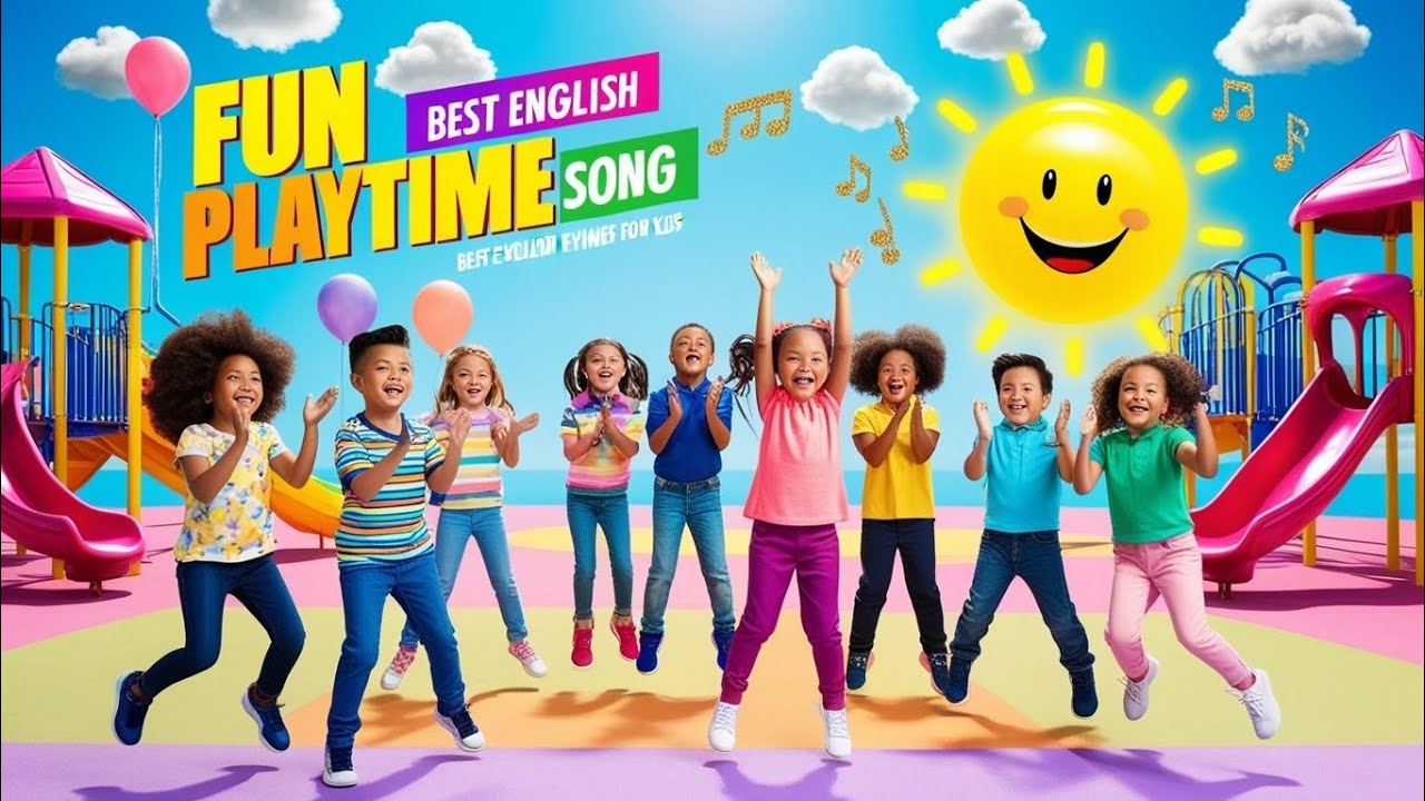 Fun Playtime Song for Kids | Action song for kids | Best English Rhymes ...