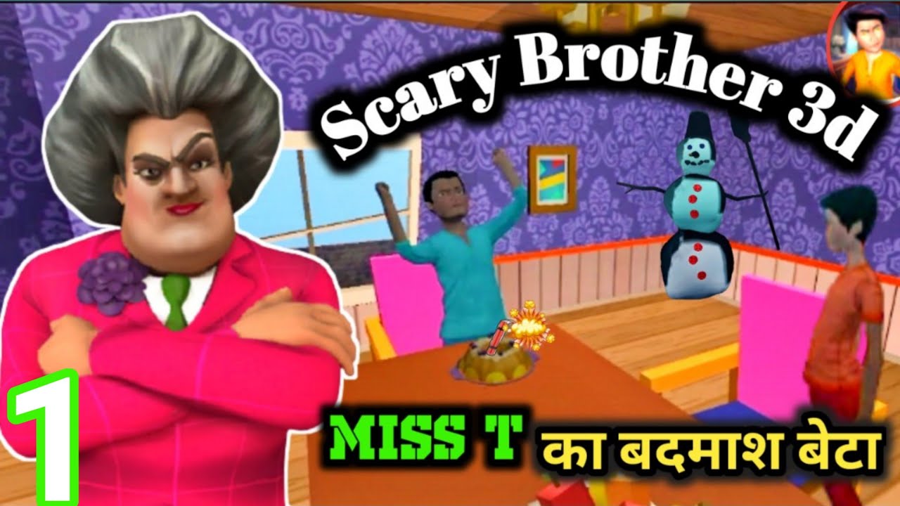 Scary Brother 3d Gameplay | Scary Brother 3d Android | Level 1 to 5 ...
