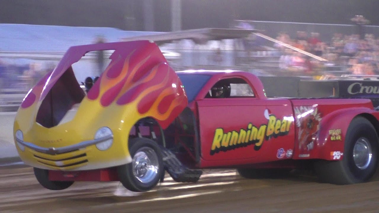 Wild Wheelstanding Modified 2 Wheel Drive Trucks - YouTube