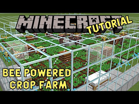 Bee powered Carrot / Potato / Beetroot farm! Over 2x faster than normal ...