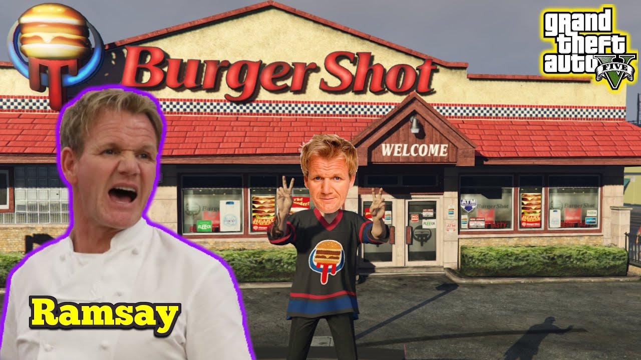 GORDON RAMSAY PLAYS GTA 5 - YouTube