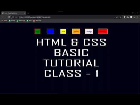 Html Tutorial for Beginners in Tamil | Html and Css Tutorial for Beginners | Html Tutorials ...