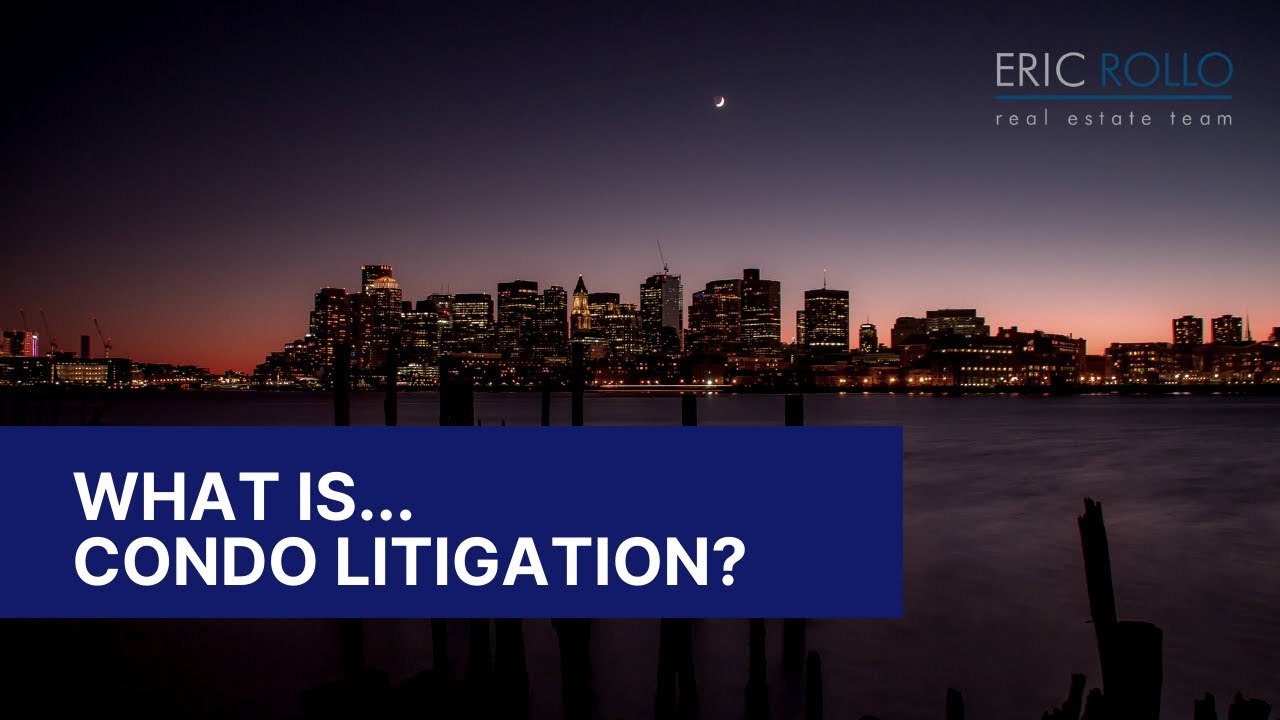 What is condo litigation? - YouTube