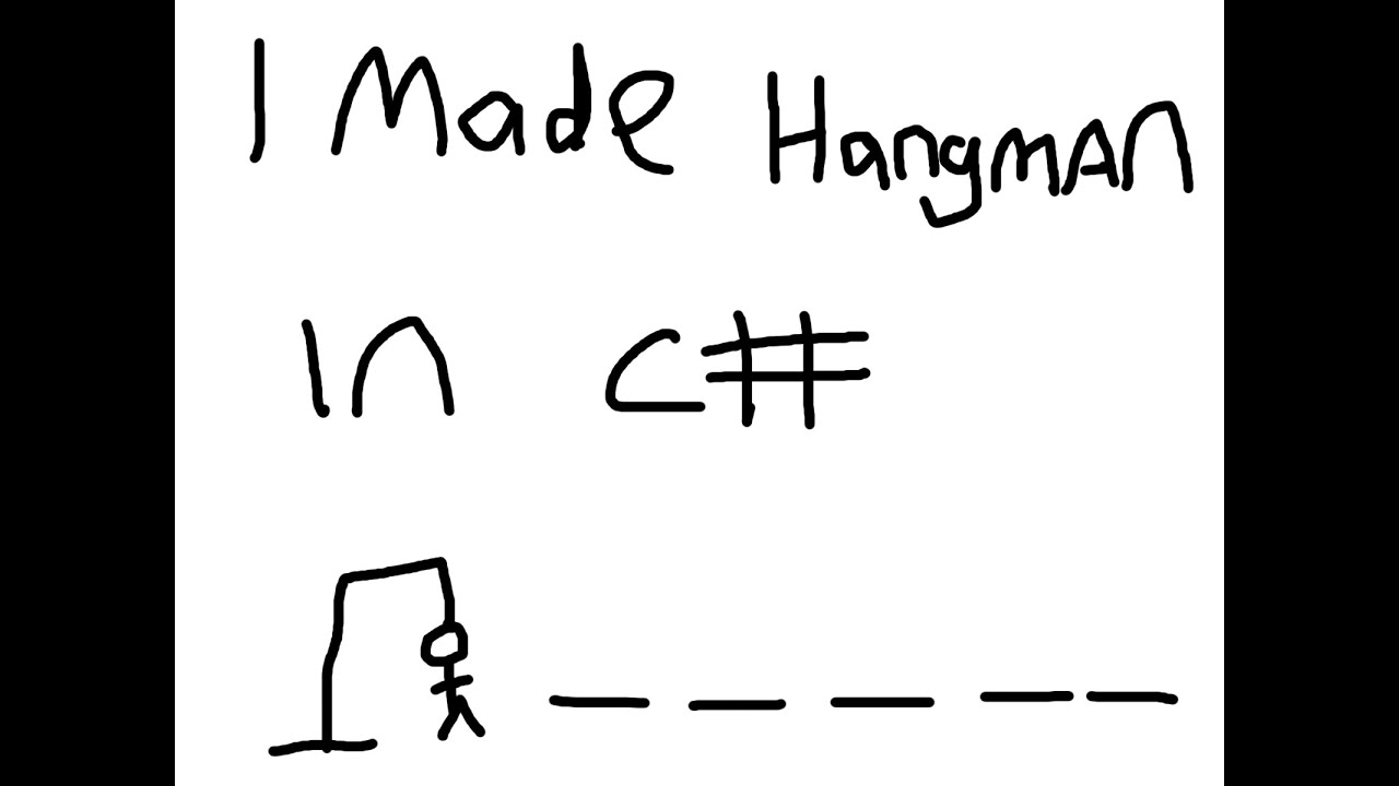 I Made Hangman In C YouTube i-made-hangman-in-c-youtube