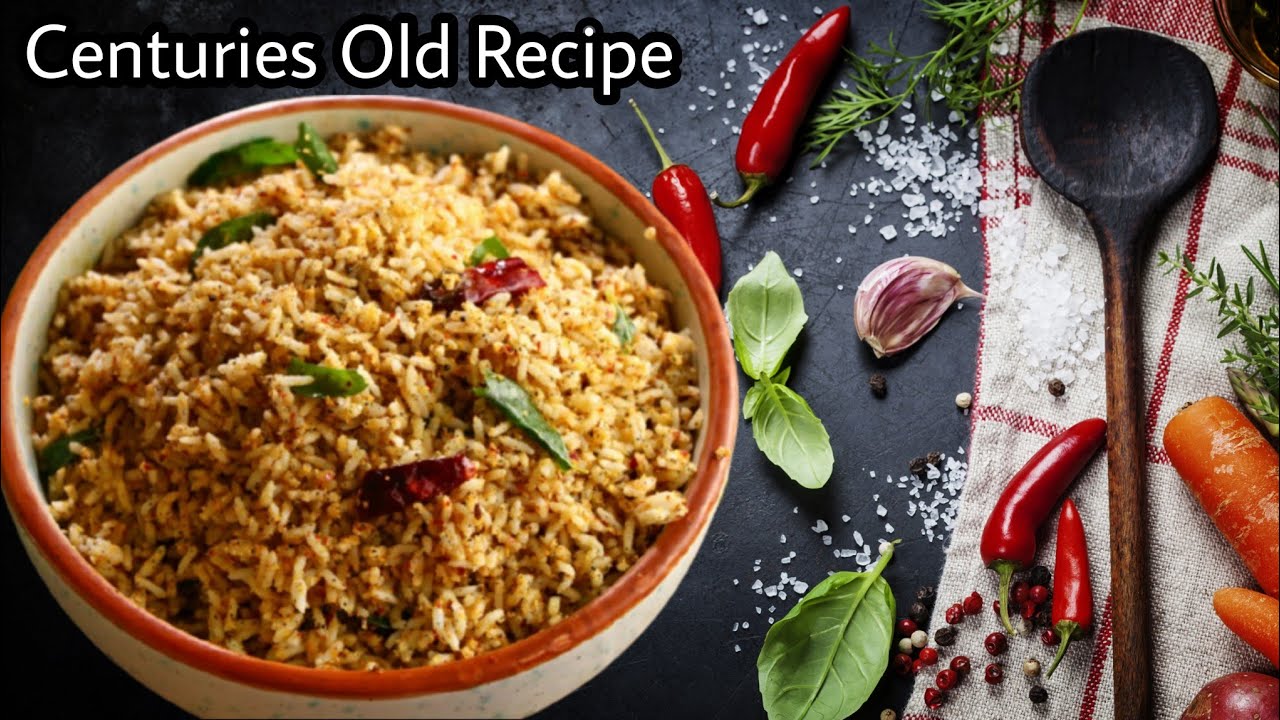 Urad dal rice | centuries old traditional recipe | uddinabele anna ...