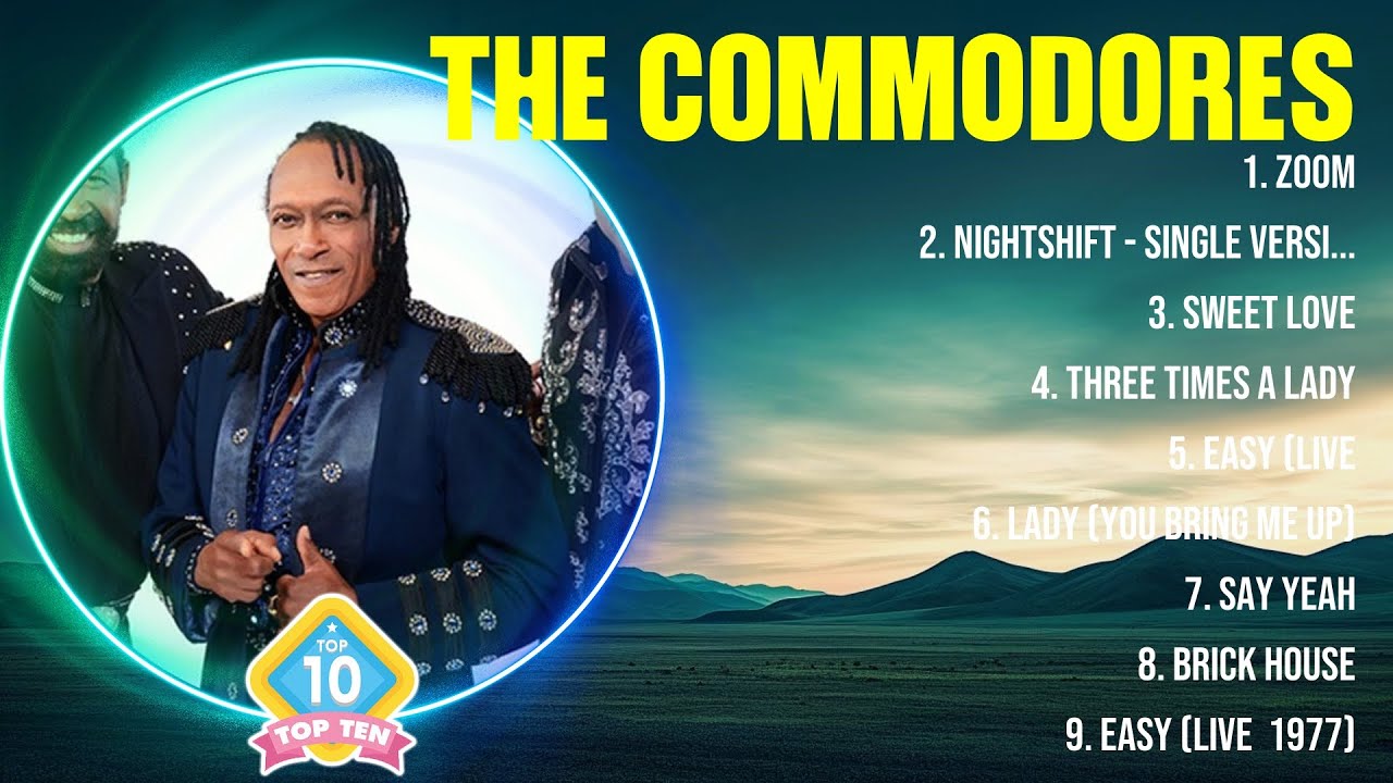 The Commodores Top Hits Popular Songs - Top 10 Song Collection - YouTube