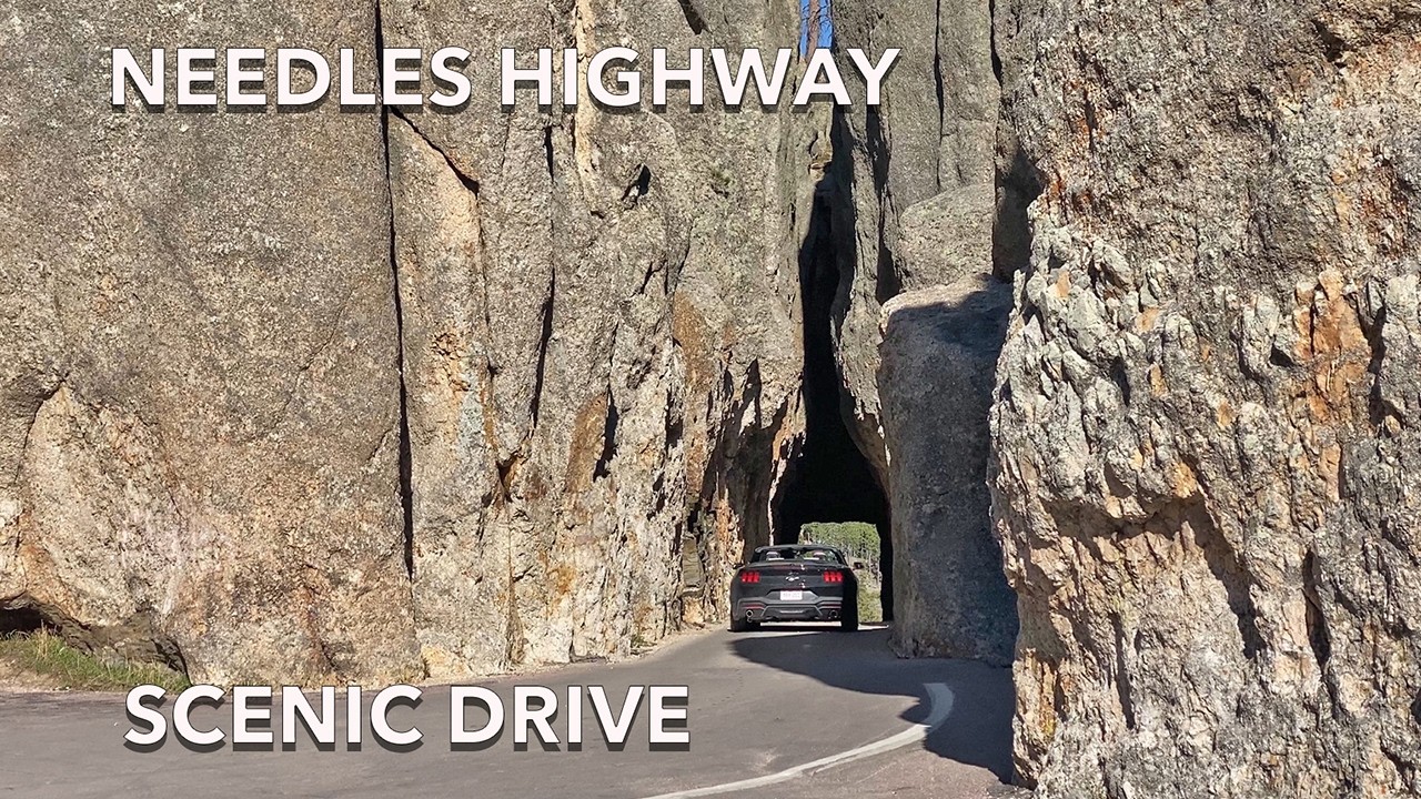 Driving the narrow passages of Needles Highway, South Dakota - YouTube