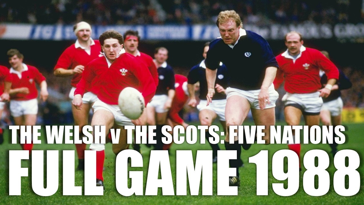 Wales v Scotland | 1988 Five Nations | Full Game - YouTube
