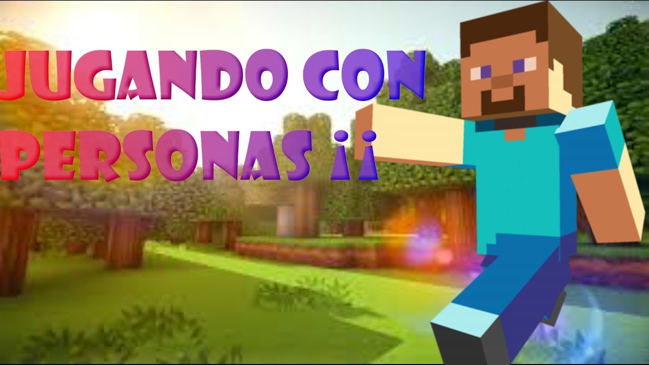 jugando a MINECRAFT BEDROCK con personas y subs a los 100 subs ...