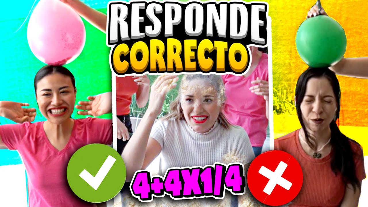 GLOBOS EXPLOSIVOS con HARINA! 🔥 RETO 🎈💥😂 Vloggeras Fantásticas - YouTube