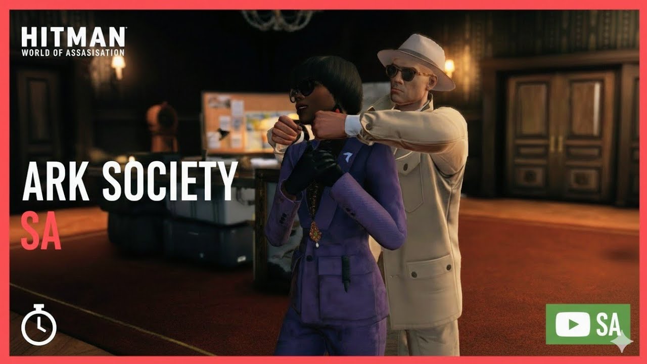 Hitman WOA| Steal Ancient Necklace & Strangle Sophia|Ark Society SASO ...