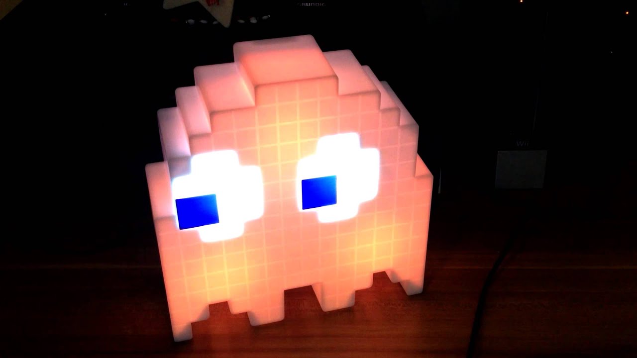 PAC MAN LAMPE GHOST LIGHT | CloseUp - YouTube