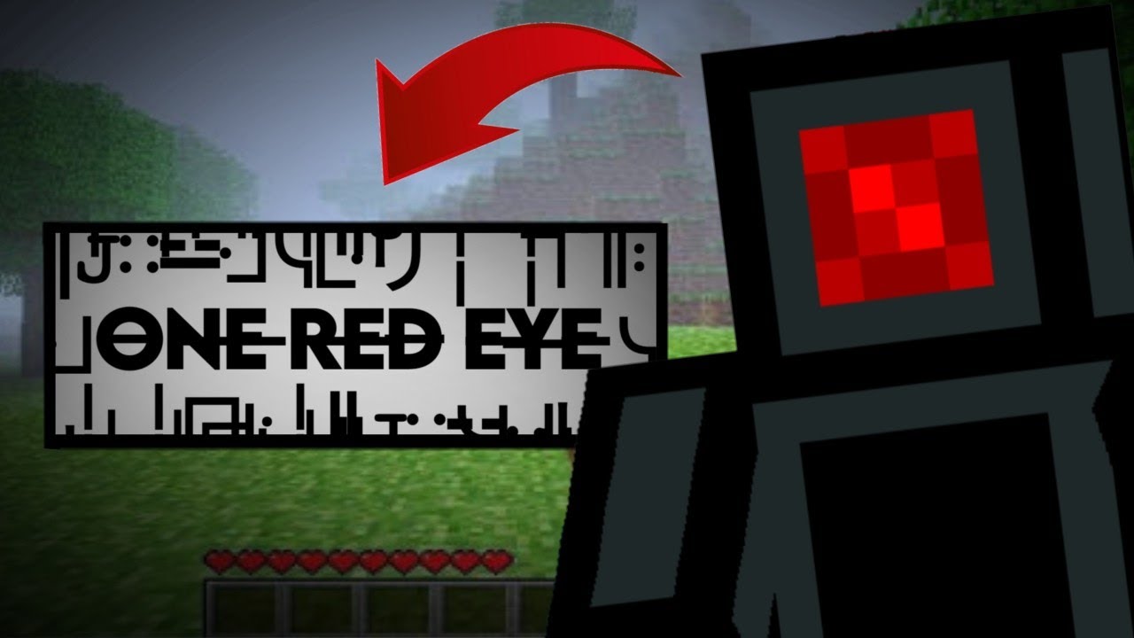 Minecraft'ta Bulunan Virüslü Entity: One Red Eye - YouTube