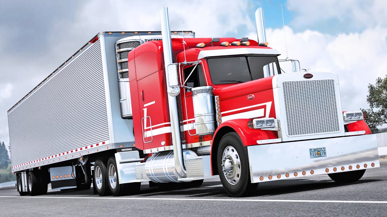 Blue Line Peterbilt 379 for ATS - YouTube
