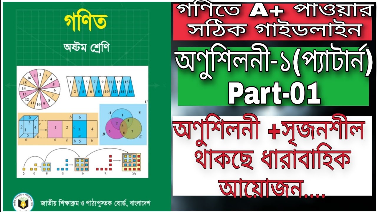 Jsc Math | Class 8 math | Chapter 1(Pattern),Part-01| Math Academy ...