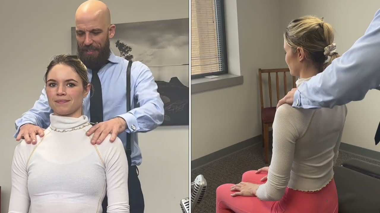 EXPLOSIVE CRUNCH = NECK PAIN GONE: 1 YEAR LATER *ASMR* Whispers ...