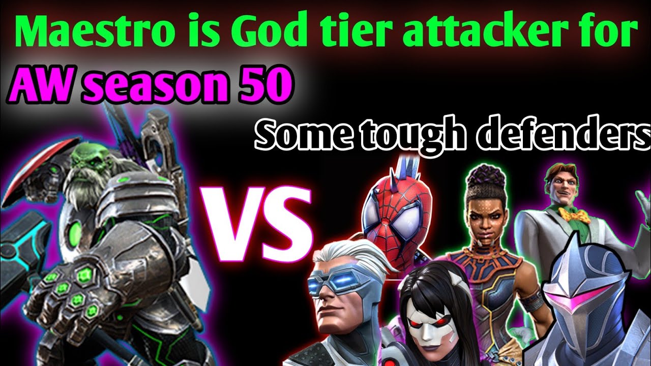 Maestro is a God tier attacker for AW season 50 MCOC - YouTube