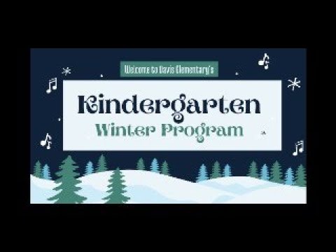 Davis Elementary Winter Program - YouTube