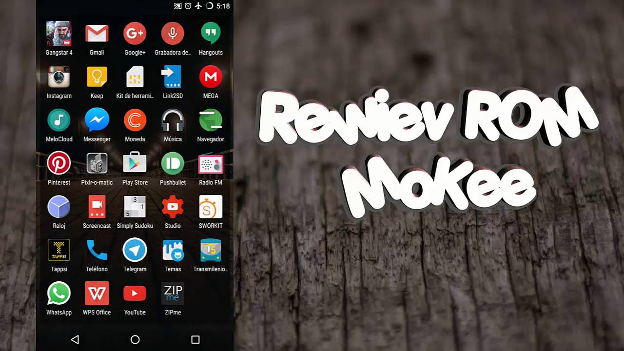 Rewiev ROM MoKee Android 6.0.1 - Moto G 2 - YouTube