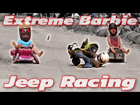 EXTREME BARBIE JEEP RACING 2023 Boggs and Boulders