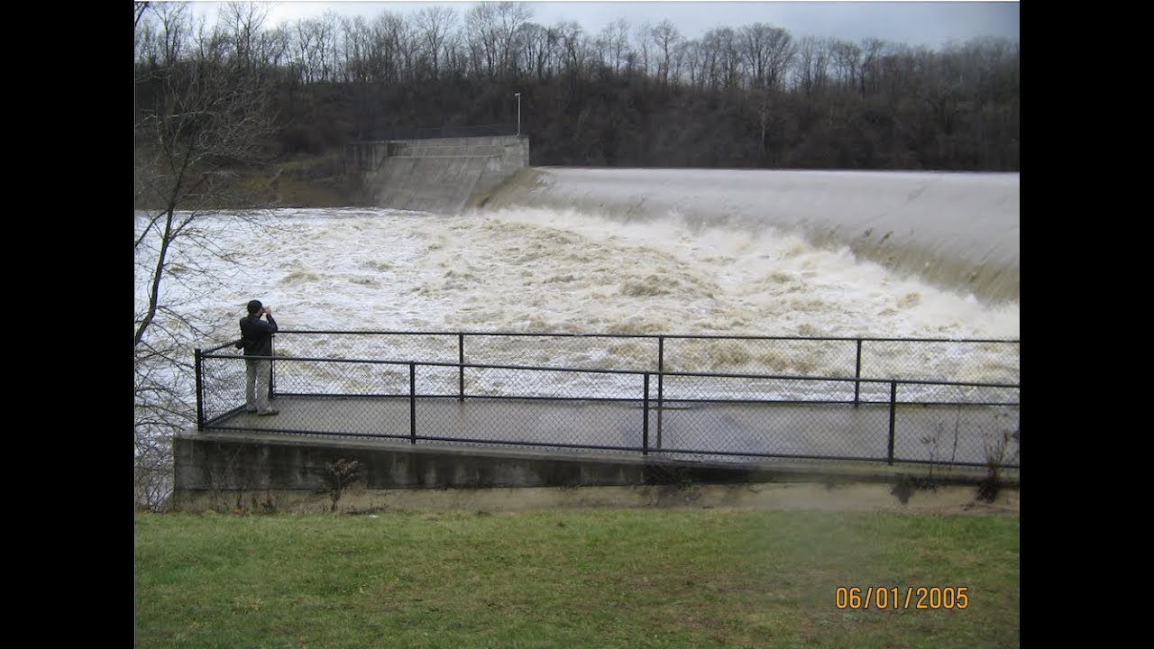 50-Year Flood Event. Scioto River at Griggs Dam. - YouTube