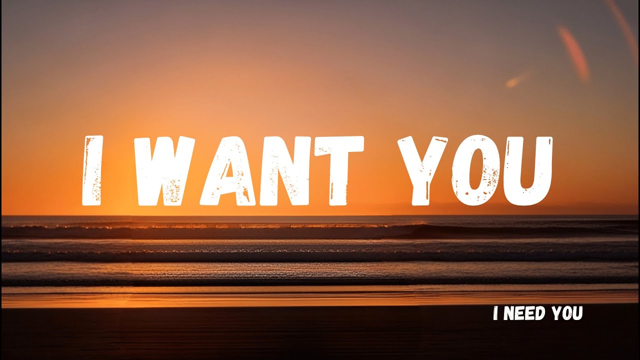 Want You | I Need You | Love Song 2025 | Music Goal - YouTube