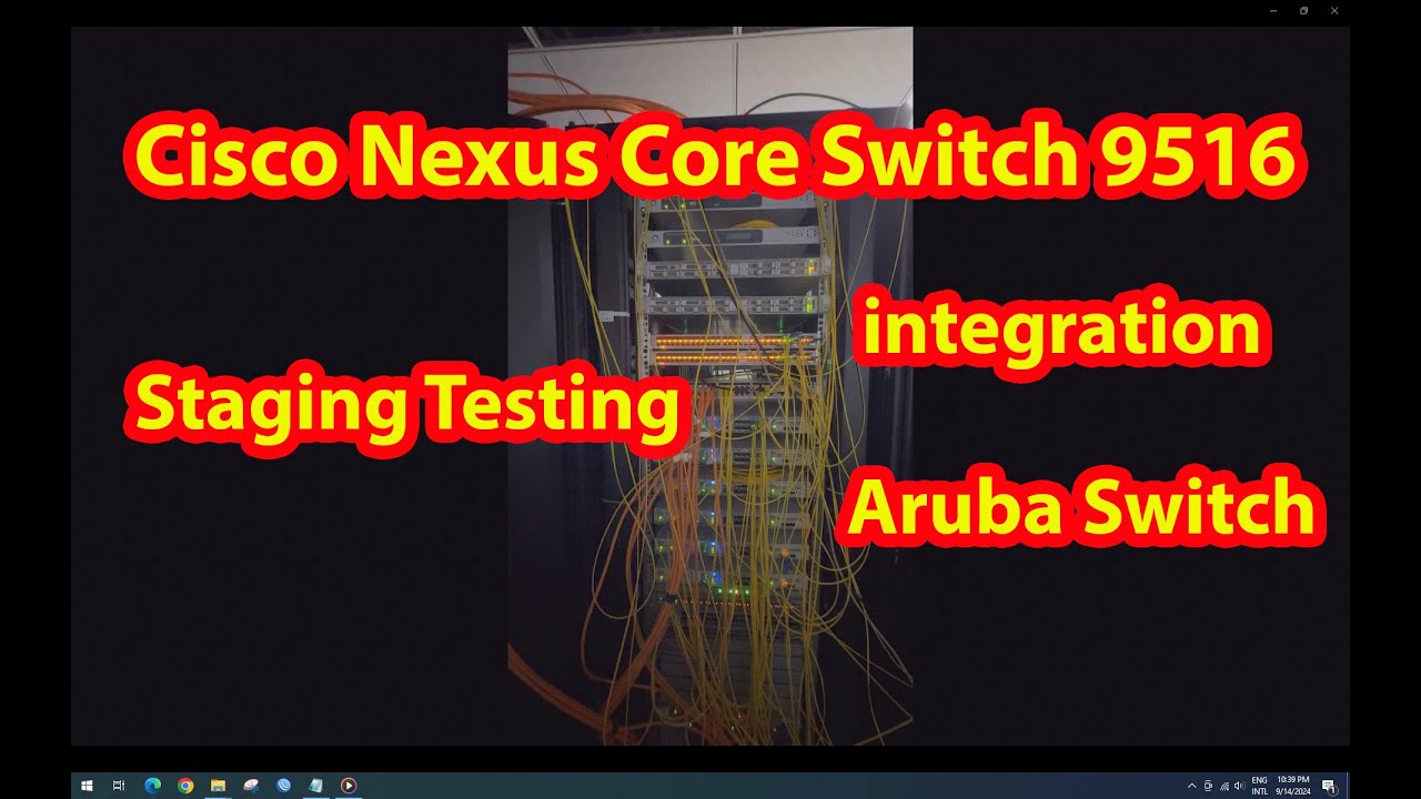 cisco Nexus Core switch integration with aruba switch - YouTube