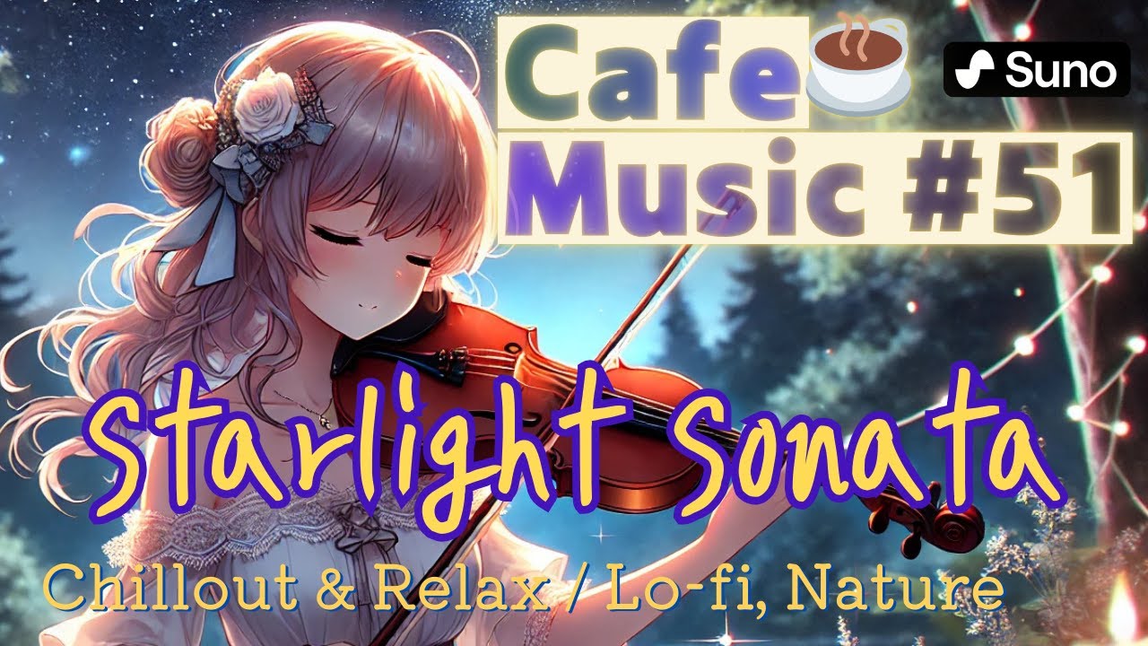 Cafe music#51_💫 Enjoy the Peace of "Starlight Sonata" 💫 | Lo-fi & Relax ...