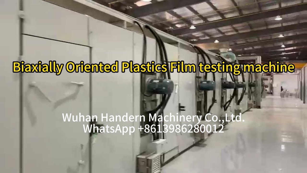 BOPP/BOPET/BOPLA film production line testing machine, biaxially ...