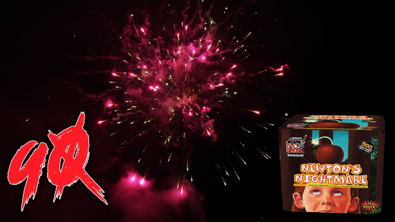 Newton's Nightmare - Shogun - 16S 500G Firework (TWO VIEWS) - YouTube