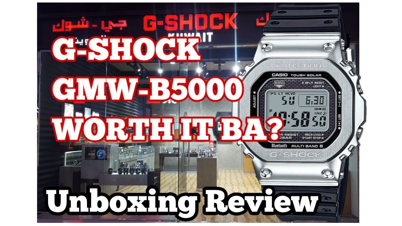 G-SHOCK GMW-B5000 UNBOXING AND BASIC REVIEWS WORH IT BA? - YouTube