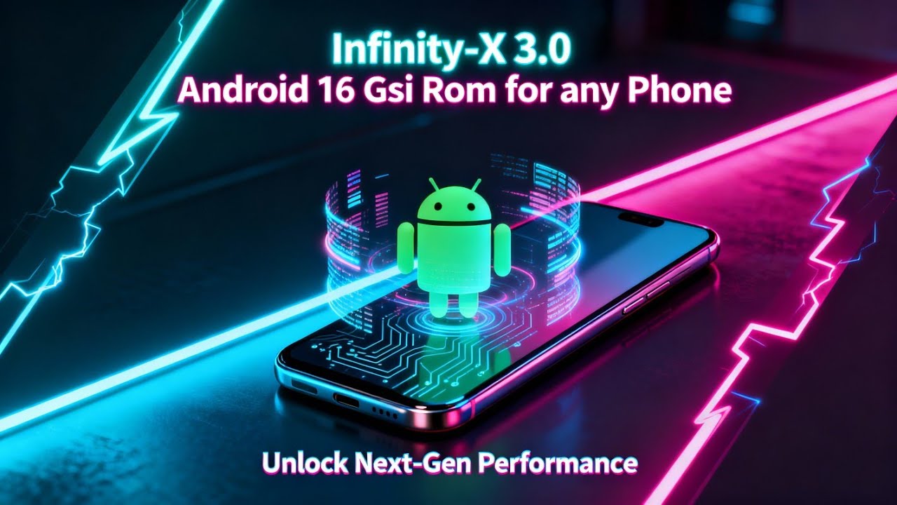 Infinity-X 3.0 Android 16 GSI Rom for Any Android Phone Ft. Samsung s9 ...