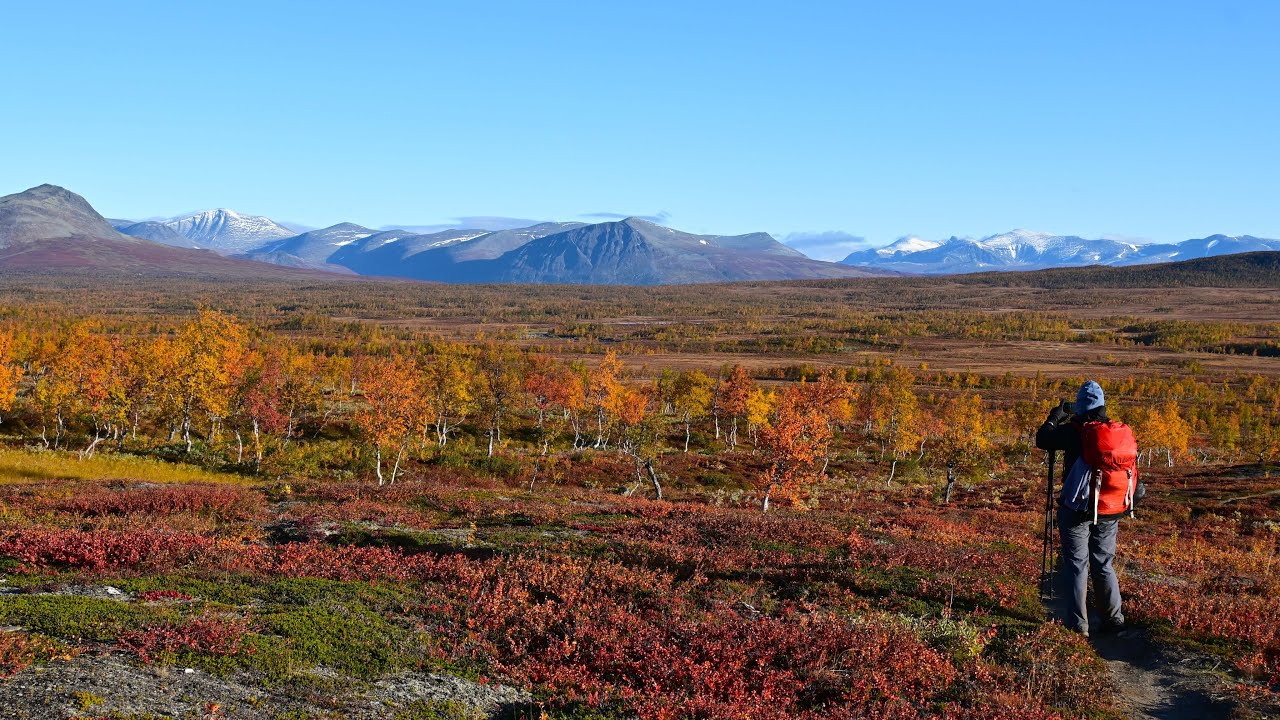 Hiking through the Mountains in Sweden.Summer hike and camp - YouTube