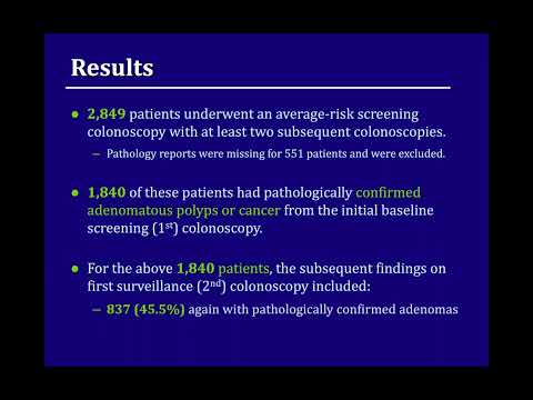 What Is The Current Recommendation For Colonoscopy