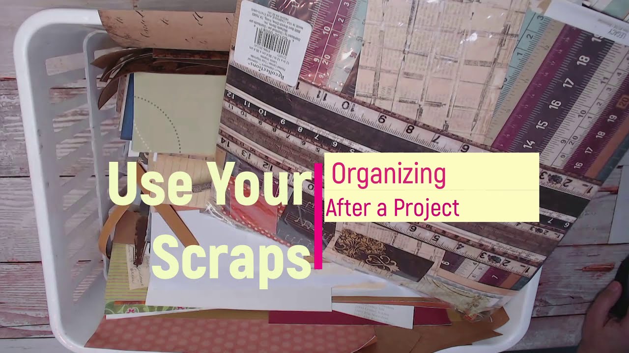 How to Organize your Paper Scraps - YouTube