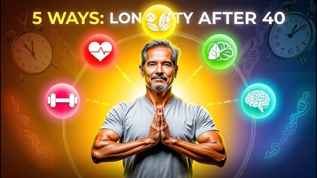 LONGEVITY AFTER 40!!! 5 WAYS TO INCREASE YOUR LONGEVITY AFTER 40 YEARS ...