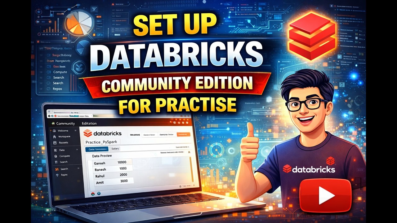 Session 0 - Set up Databricks community edition for practise - YouTube