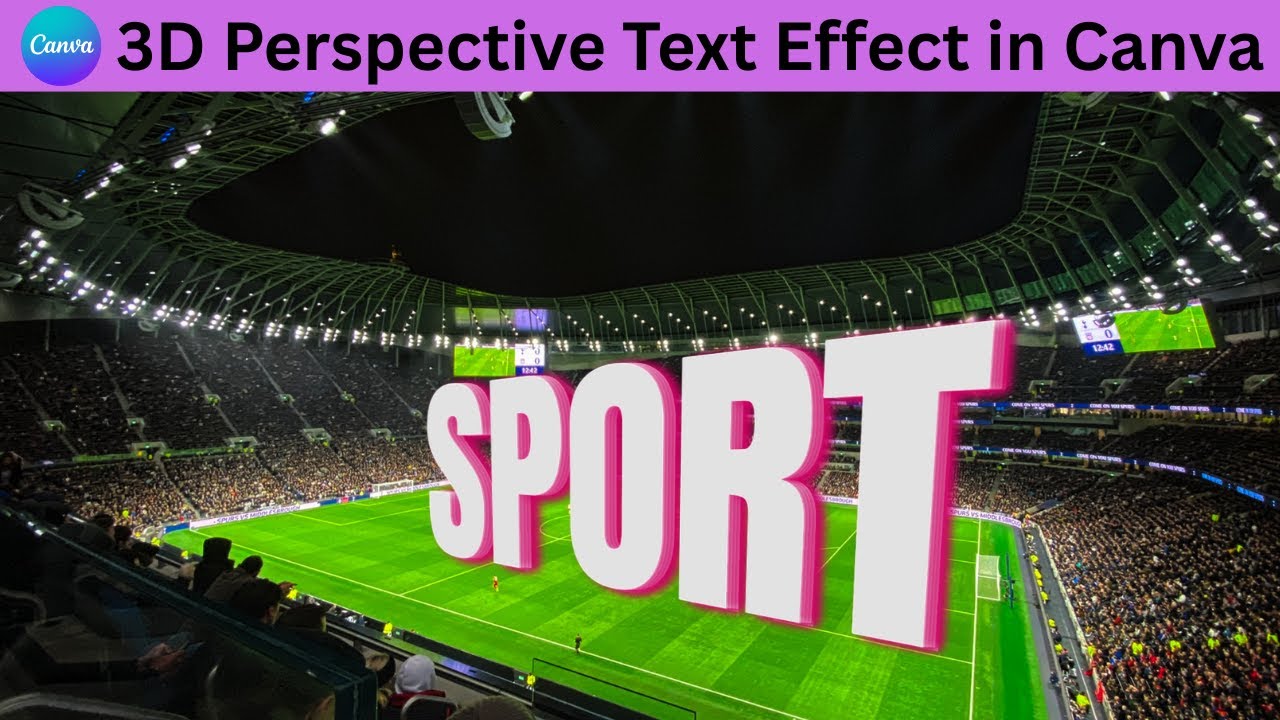3D Perspective Text Effect in Canva | ক্যানভায় সহজে 3D টেক্সট তৈরি ...
