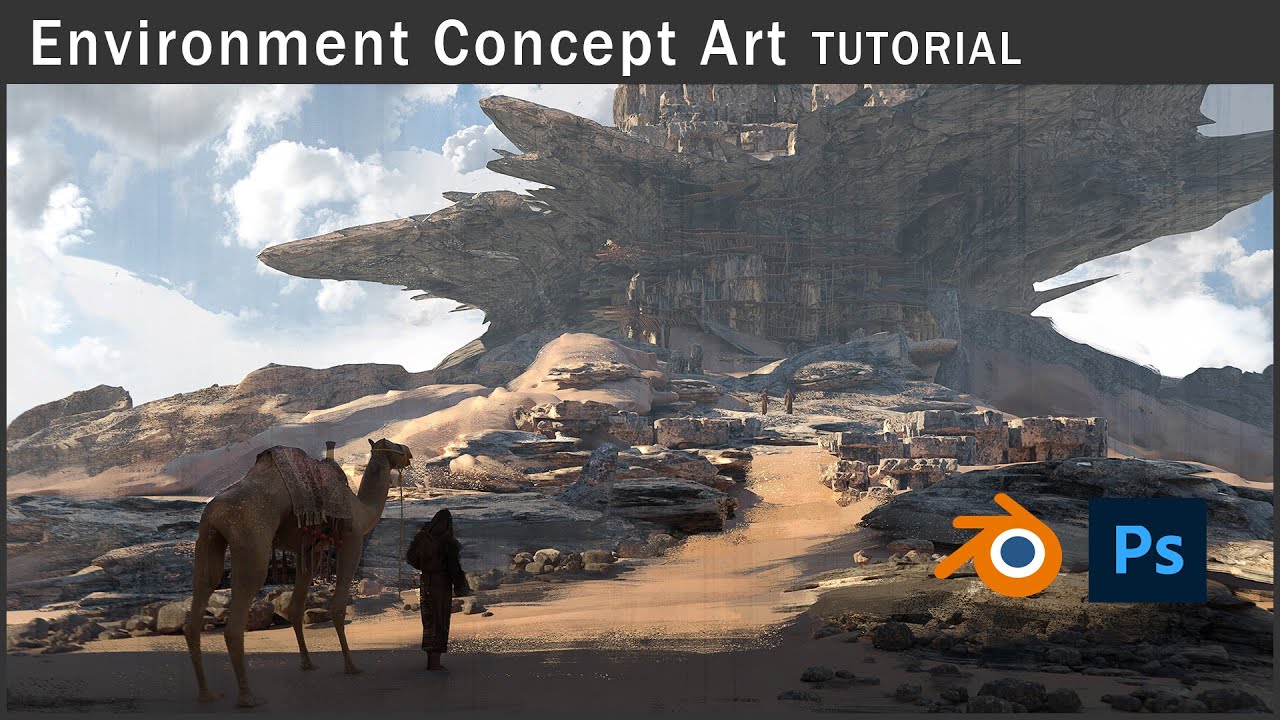 Blender for Environment Concept art tutorial - Workflow - YouTube