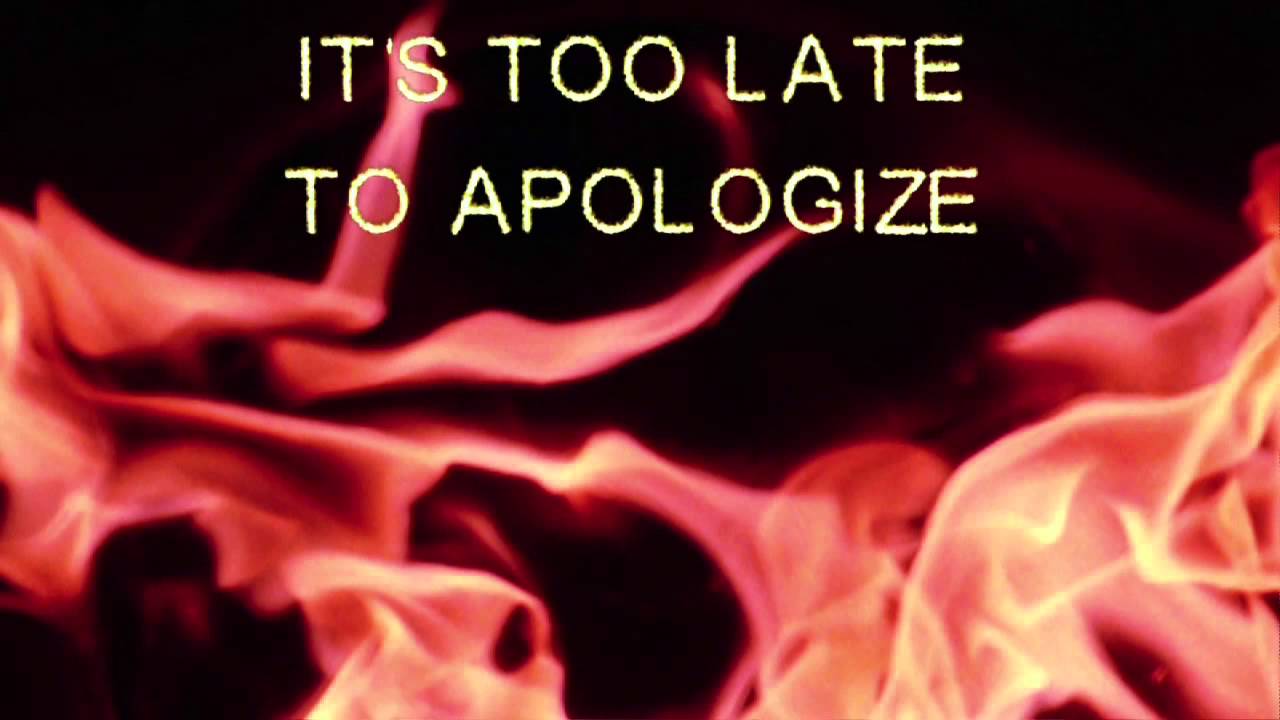 Apologize by One Republic lyric video - YouTube