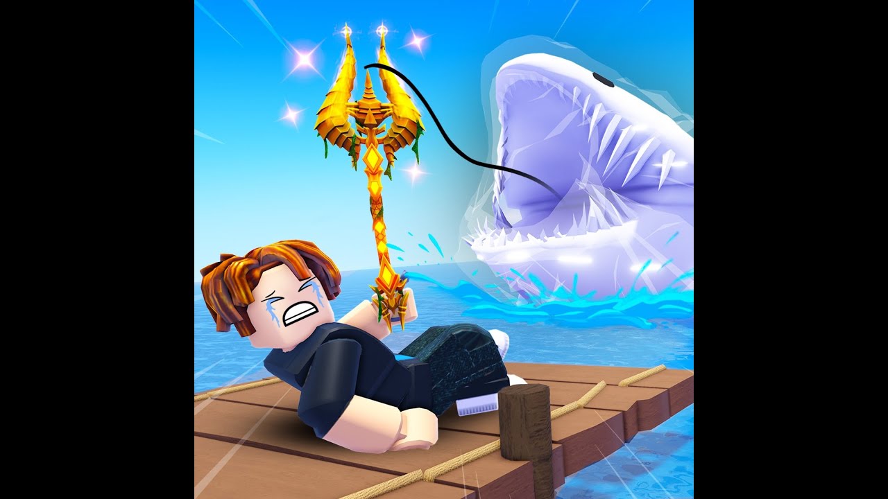 5000% + x8 Luck! Aku menggunakan Element Rod untuk menyerang Megalodon ...