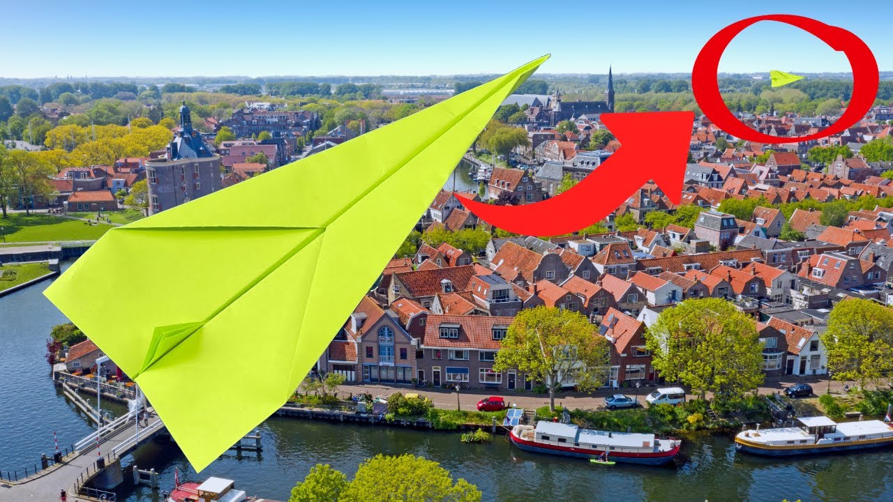 Papieren vliegtuig vouwen | Handleiding voor het vouwen van een ...
