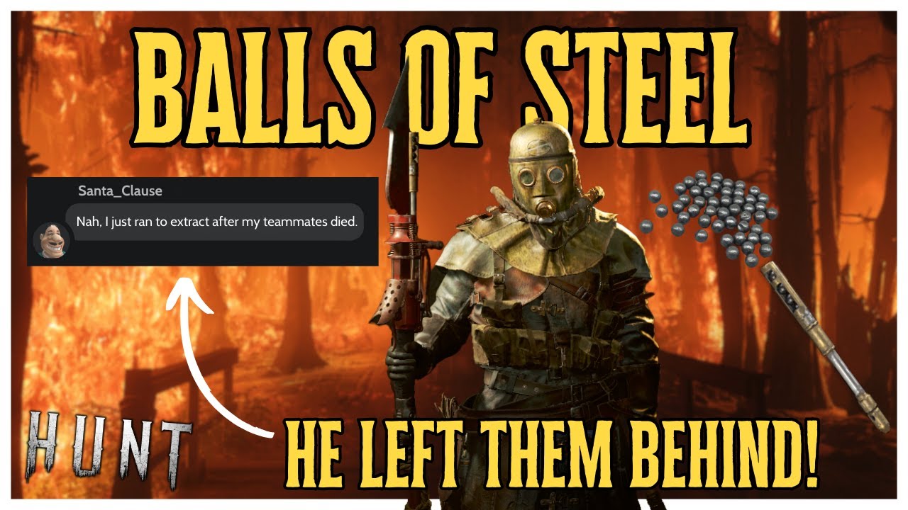 BOMB LANCE MADE HIM LEAVE | Why are steel balls so good!? - HUNT ...