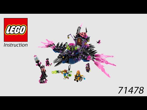 LEGO Instruction - DREAMZzz  - 71478 - The Never Witch's Midnight Raven