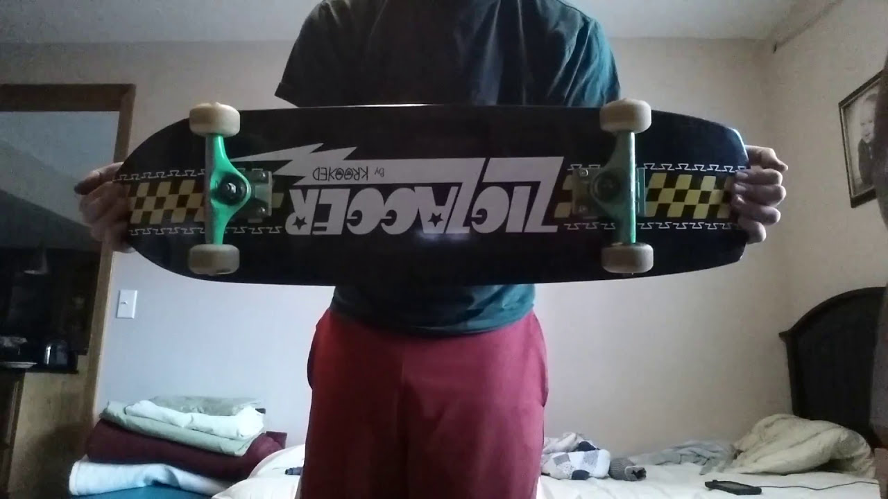 Krooked Zig Zagger skateboard set up - YouTube