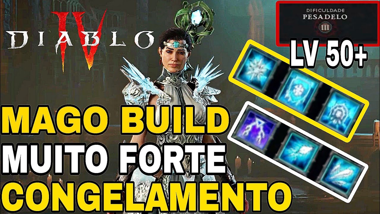 Diablo 4 Mago Build De Gelo Muito Forte (Lv 50+) - YouTube