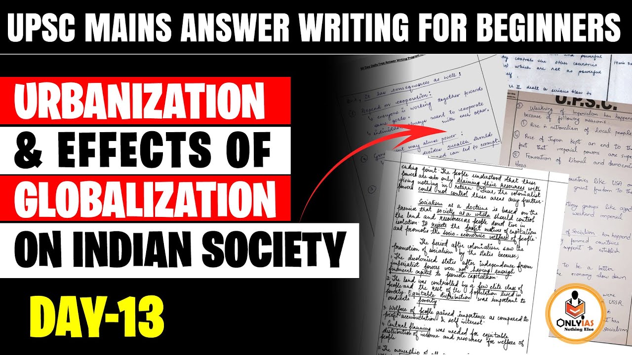 Effects of Globalization on Indian Society | DAY 13 | 60 Days Free ...