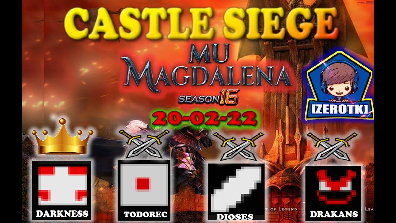 🔴EN VIVO🔴 - EVENTO CASTLE SIEGE - MU MAGDALENA S16 - YouTube