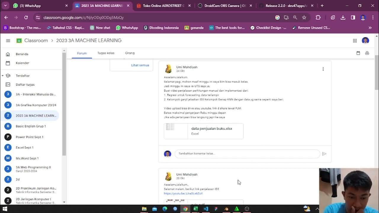 Regresion Forecasting dan ID3, Serta Implementasi menggunakan bahasa Python - YouTube