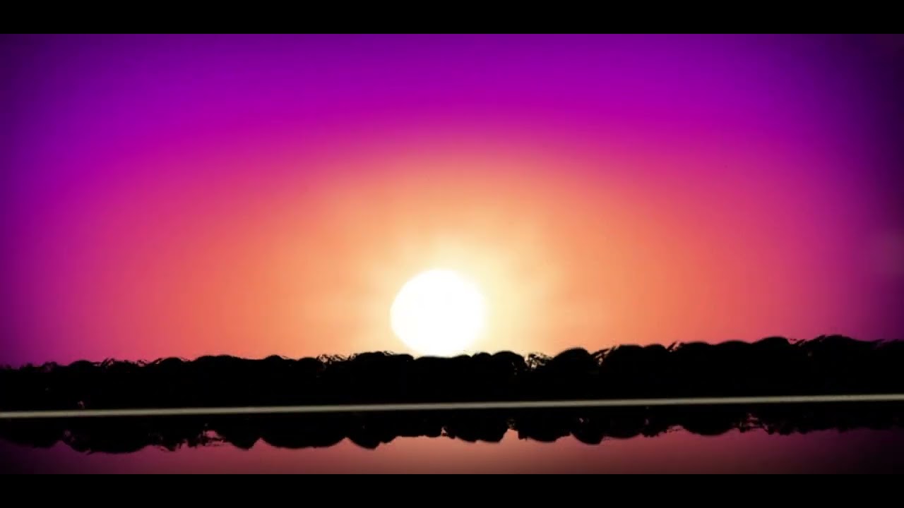 Sunrise over Water/ Digital drawing @timeent - YouTube